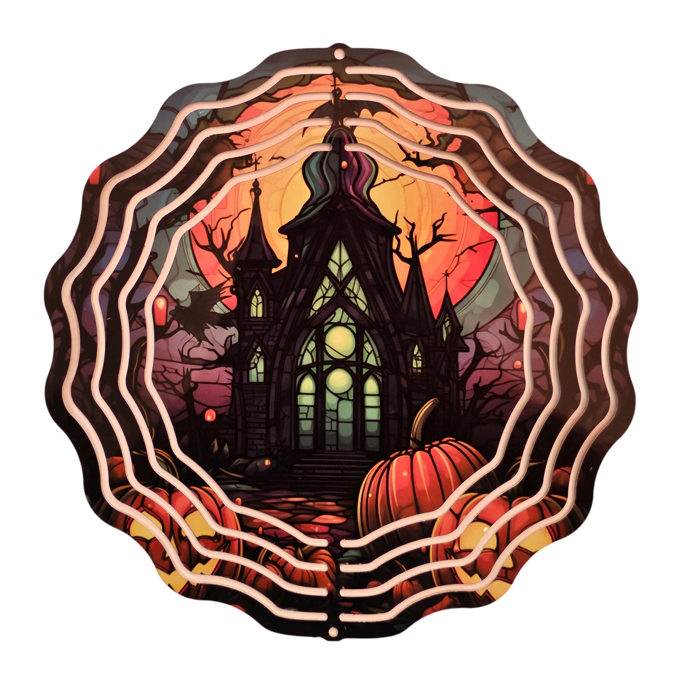 Neon Haunted House SVG and PNG Halloween Tumbler Wrap - Etsy