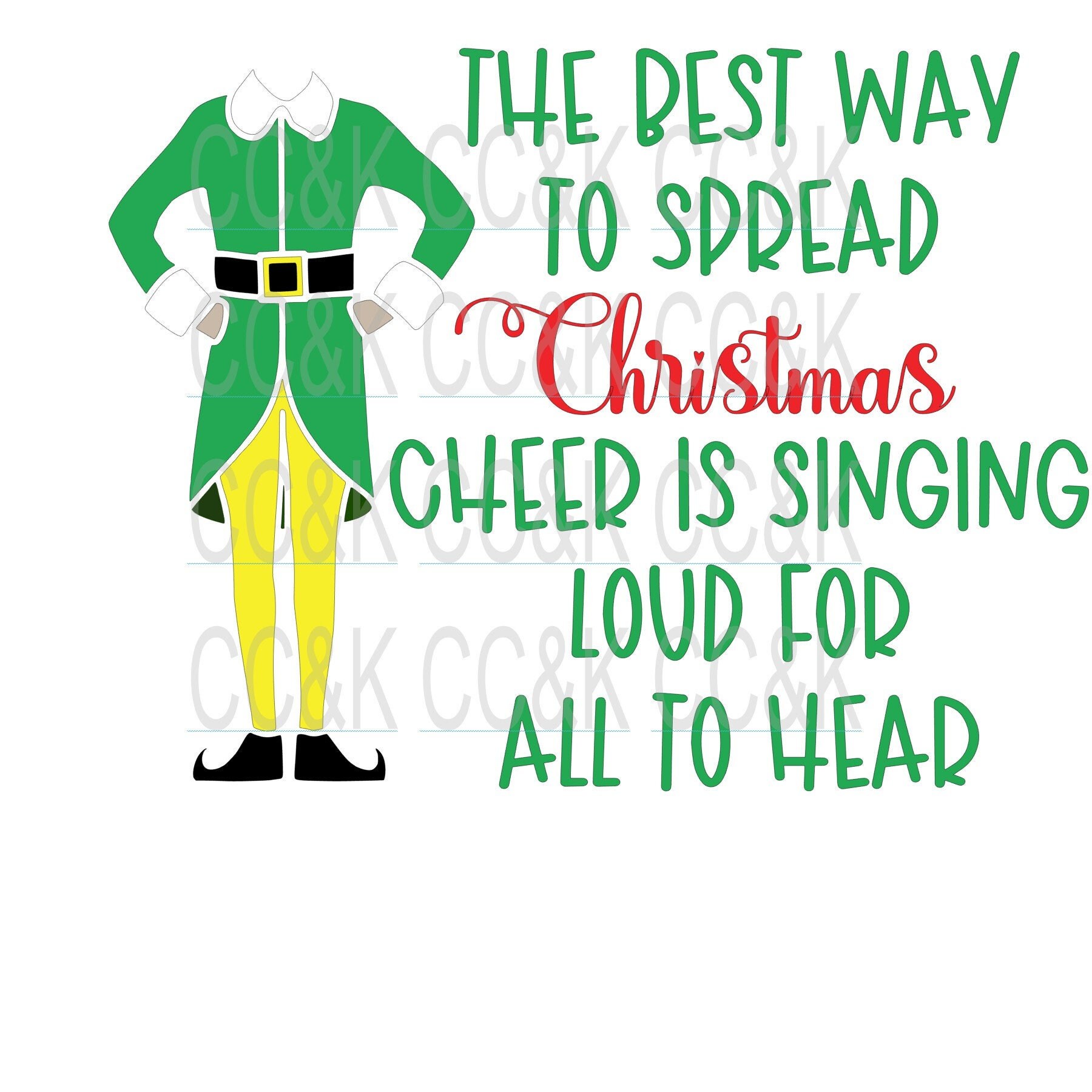 Spread Christmas Cheer SVG and PNG - Etsy