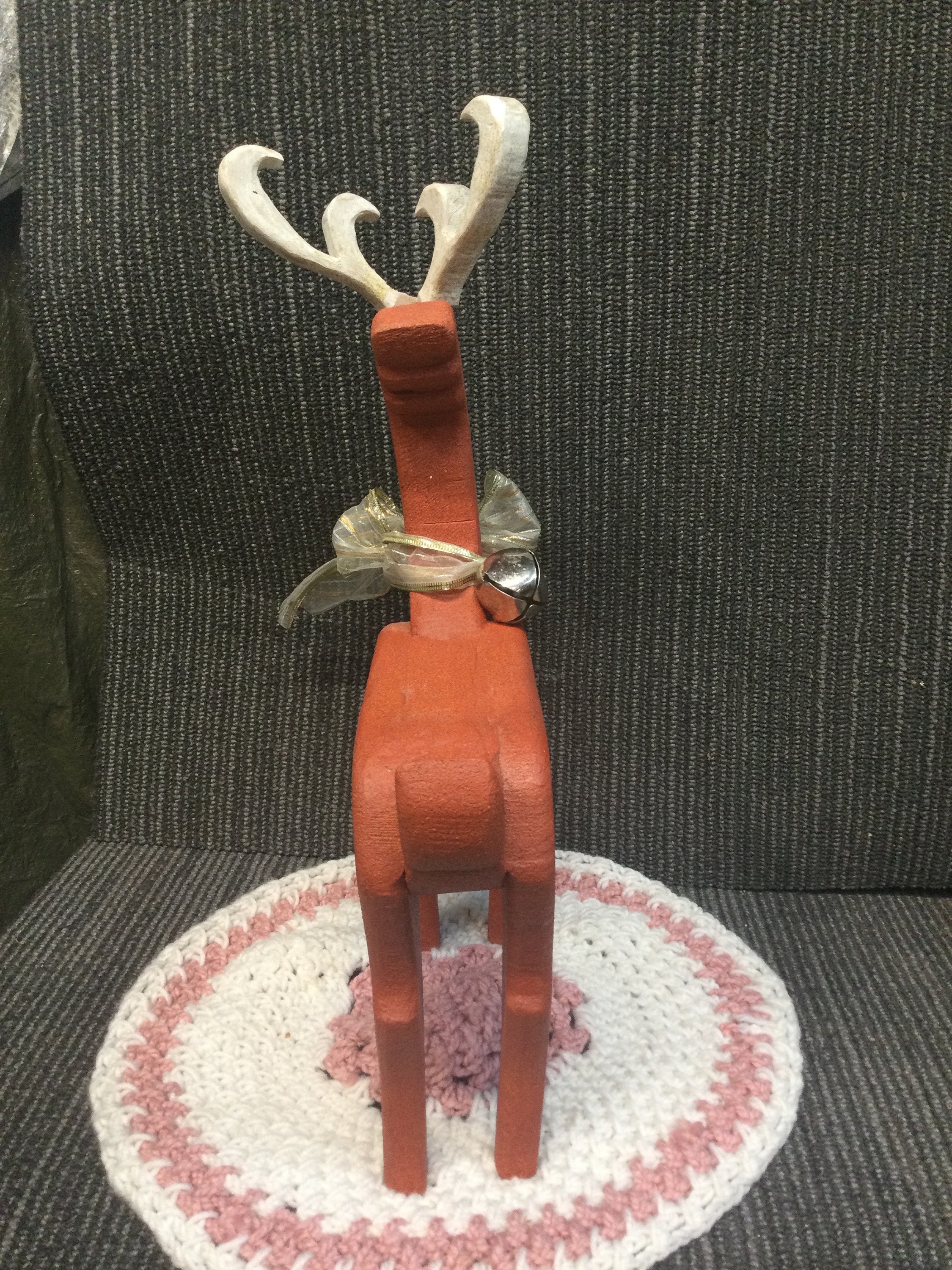 Reindeer Stone Painted - Etsy