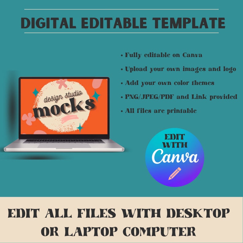 Cute Flower Editable Invoice Template , Small Business, Custom Order ...