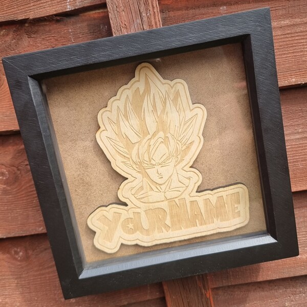 Goku Wood Wall Art - Etsy Australia