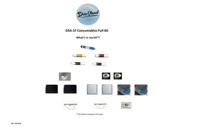DSA-1F Consumables Kit Full Kit - Etsy