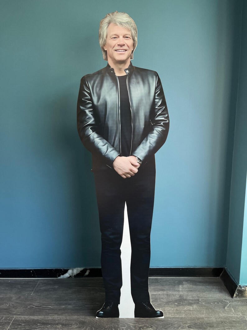 Jon Bon Jovi Cutout Model Plastic Real 2D Bonjovi Model - Etsy