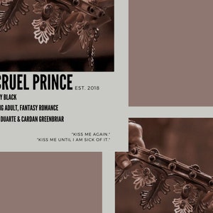 The Cruel Prince Trilogy 3pc Poster Set - Etsy