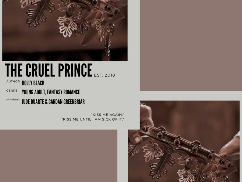 The Cruel Prince Trilogy 3pc Poster Set - Etsy