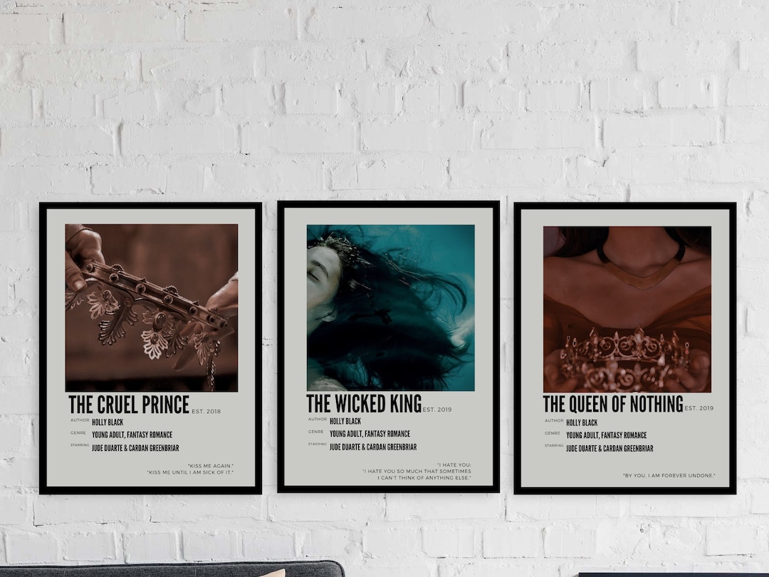 The Cruel Prince Trilogy 3pc Poster Set - Etsy