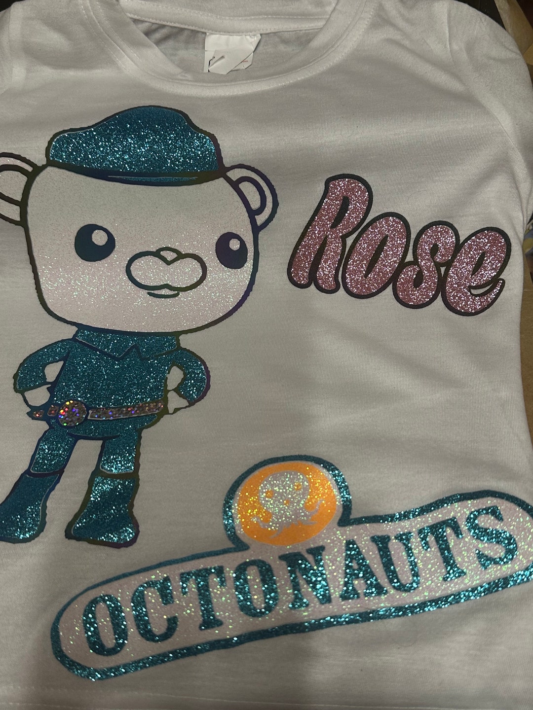 Superbe t-shirt Octonauts Barnacles à paillettes - Etsy France