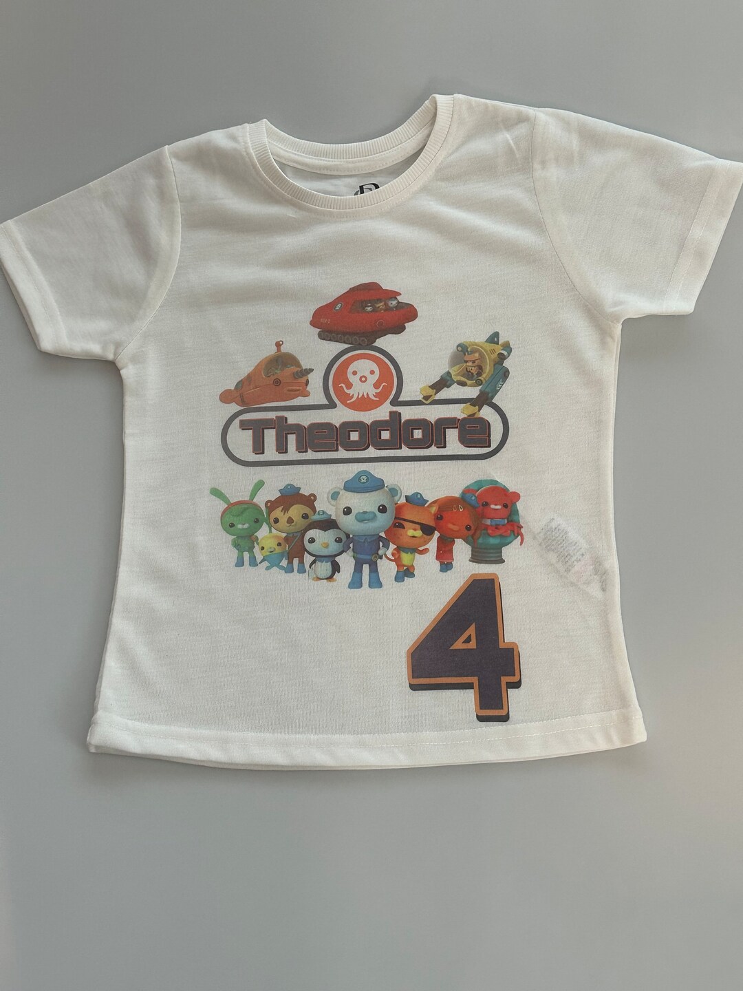 Bespoke Octonauts Birthday T-shirt - Etsy