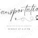 Editable Wedding Transportation Sign Template (canva) - Etsy