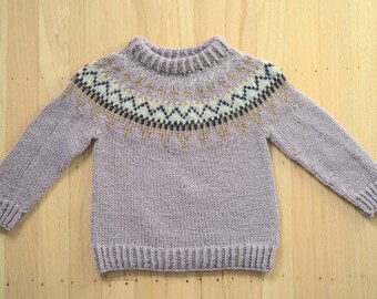 Winter Fair Isle Sweater - Etsy