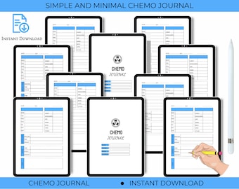 Editable Chemotherapy Journal Printable, Cancer Patient Treatment ...