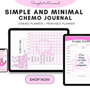 Editable Chemotherapy Journal Printable, Cancer Patient Treatment ...