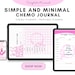 Editable Chemotherapy Journal Printable, Cancer Patient Treatment ...