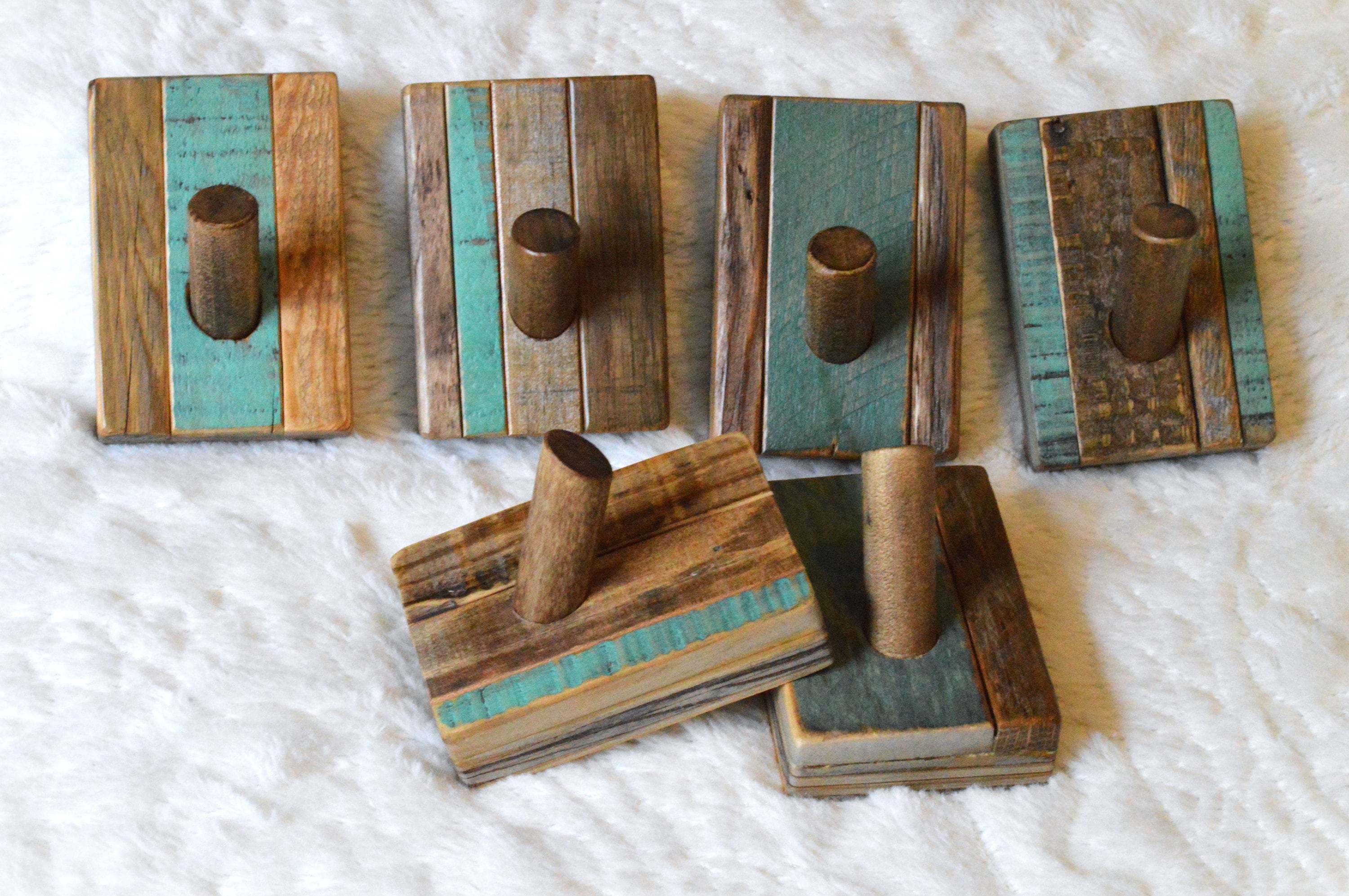 Rustic Wall Hook Reclaimed Wood Hook Towel Hook Beach - Etsy