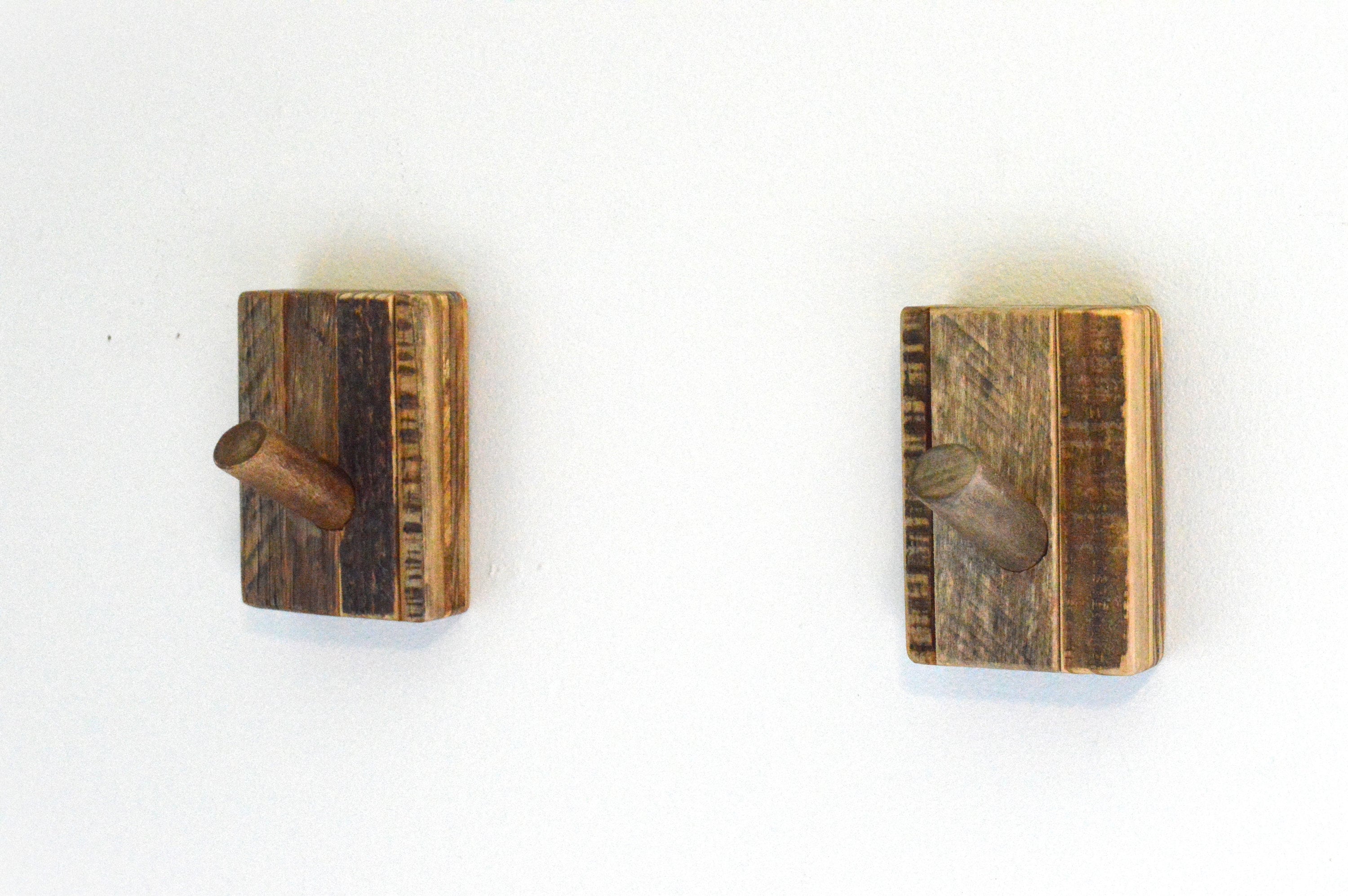 Rustic Wall Hook Reclaimed Wood Hook Towel Hook Beach - Etsy