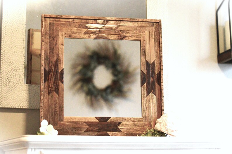 Southwestern Reclaimed Wood Mirror Rustic Decor Framed - Etsy