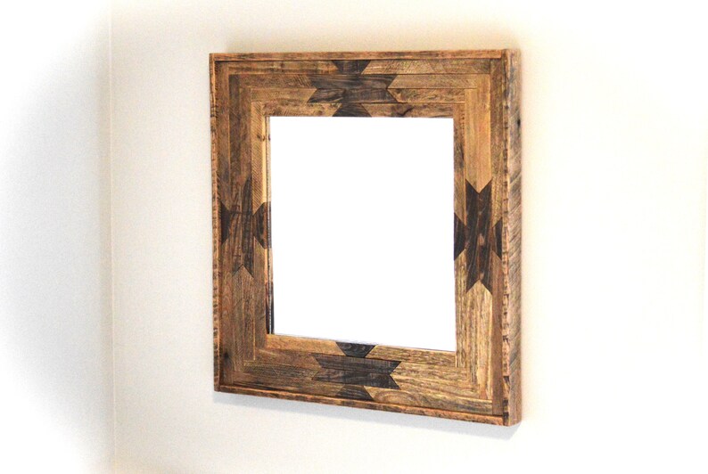 Southwestern Reclaimed Wood Mirror Rustic Decor Framed - Etsy