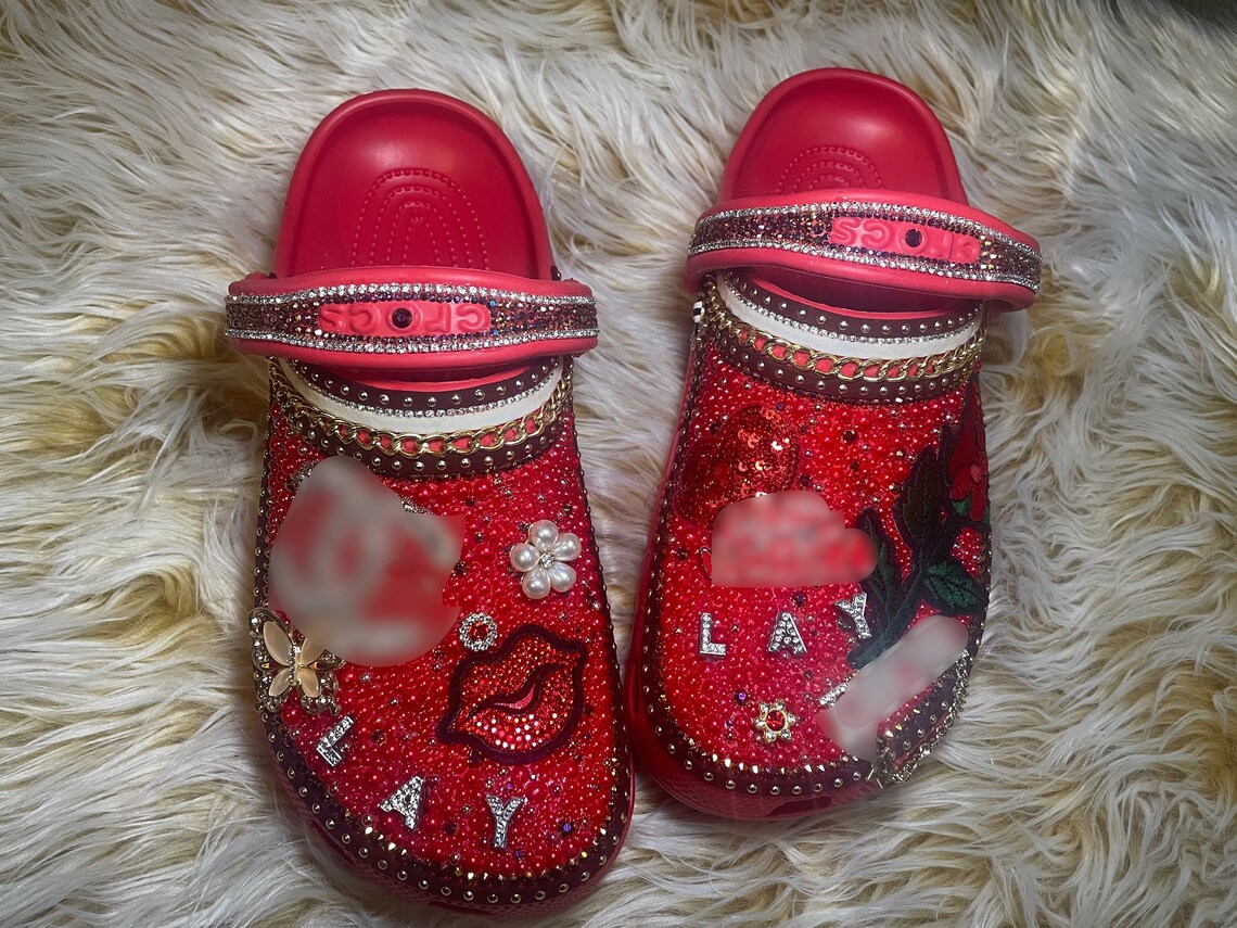 Adult Custom Croc (full Bling) - Etsy