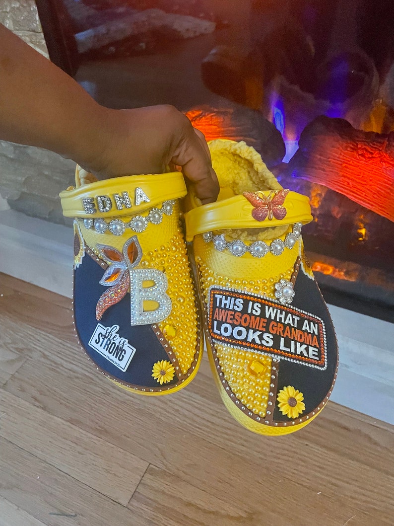 Custom Bling Crocs (adult- Simple Bling) - Etsy