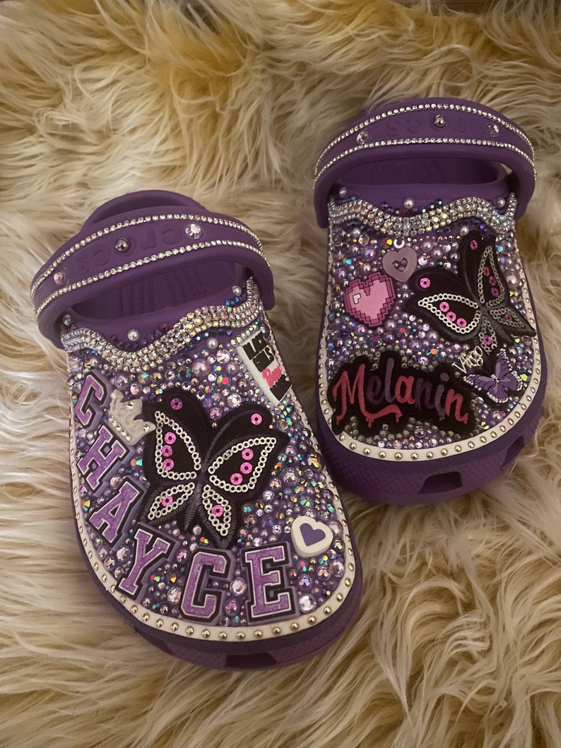 Adult Custom Croc (full Bling) - Etsy