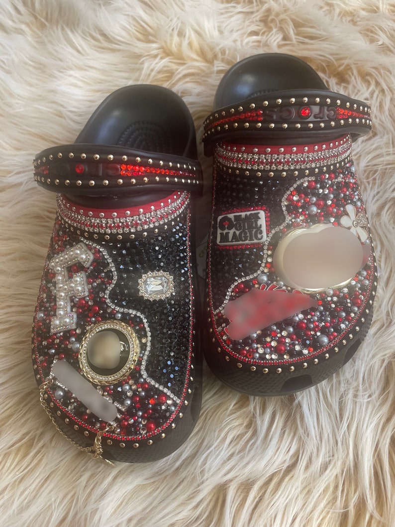 Adult Custom Croc (full Bling) - Etsy