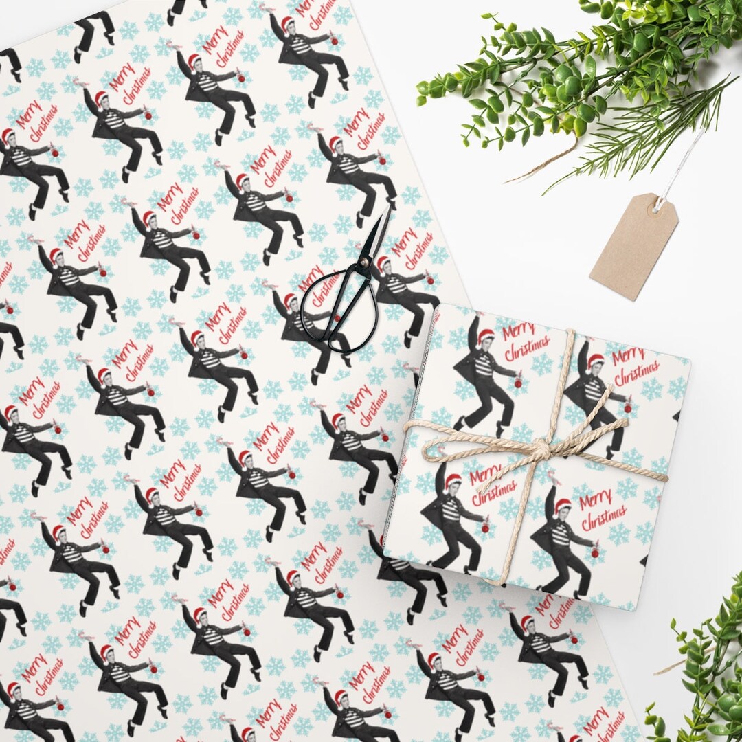 Elvis Presley Christmas Holiday Festive Gift Wrapping Paper - Etsy