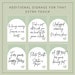 Large Wedding Signage Bundle - Digital Download - Etsy