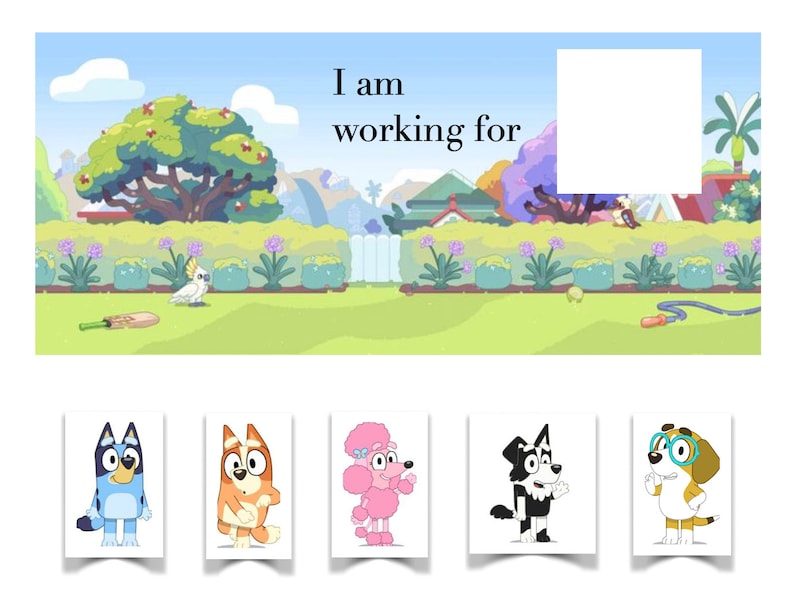 Bluey Reward Chart/token Board - Etsy Hong Kong