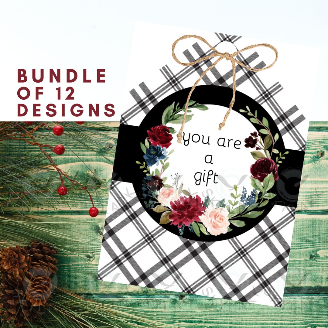 Gift Tag Designs | Editable & Printable Labels | Holiday Gift Tags ...