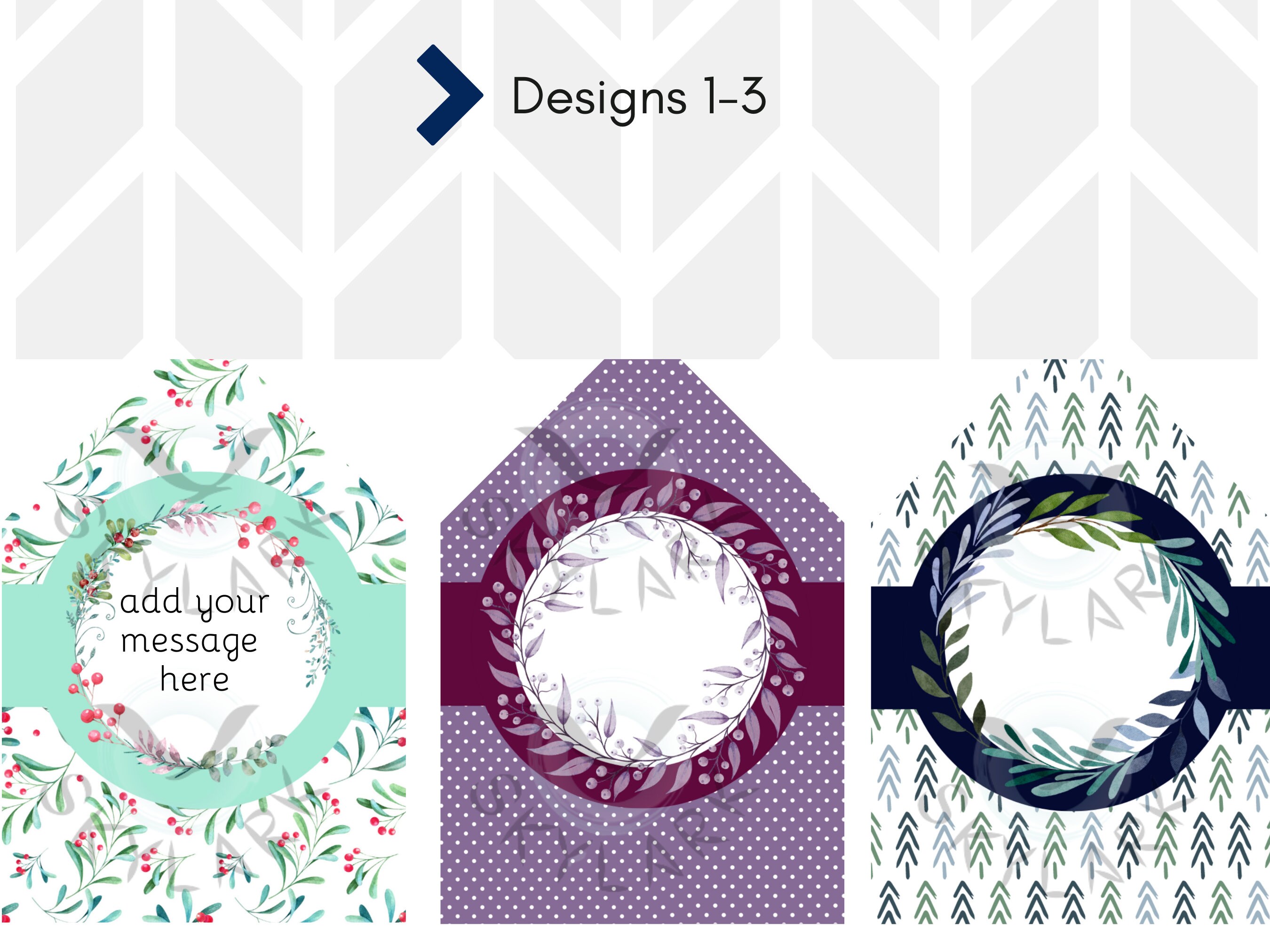 Gift Tag Designs Editable & Printable Labels Holiday Gift Tags Hang ...