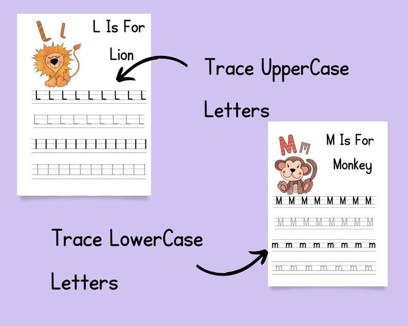 Letter Tracing Printable-alphabet Letter Tracing- A-Z Letter Tracing ...