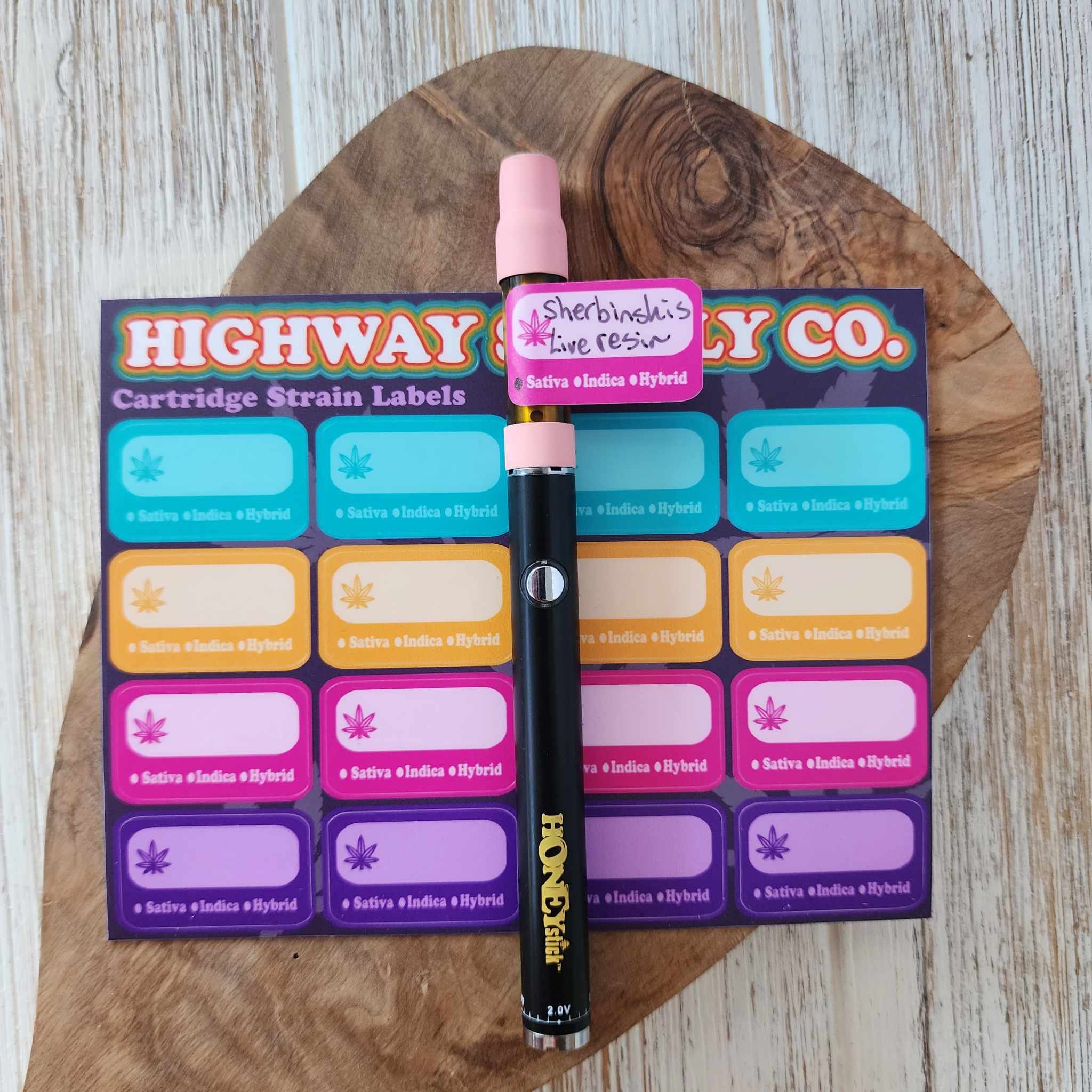 Cartridge Strain Labels Candy Kush - Etsy