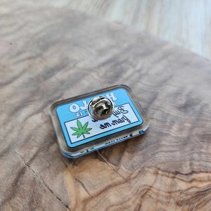 Hello My Name is Acrylic Pin Cannabis Accessories Budtender Dope Jacket ...