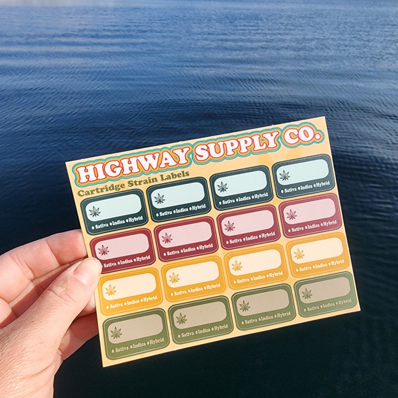 Cartridge Strain Labels Hash - Etsy