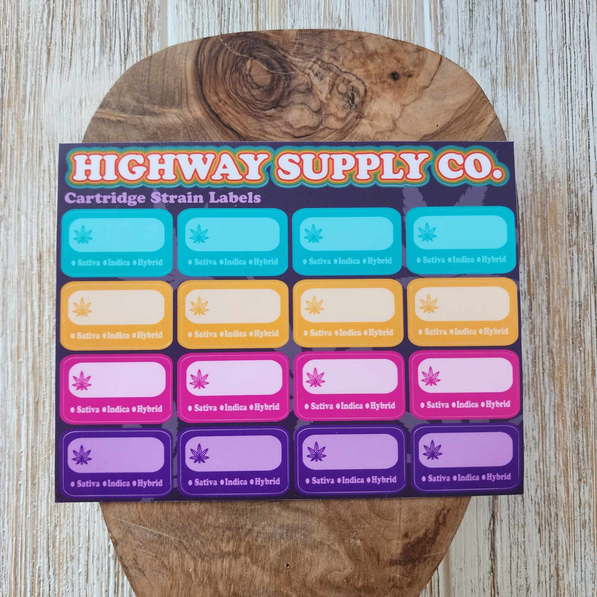 Cartridge Strain Labels Candy Kush - Etsy