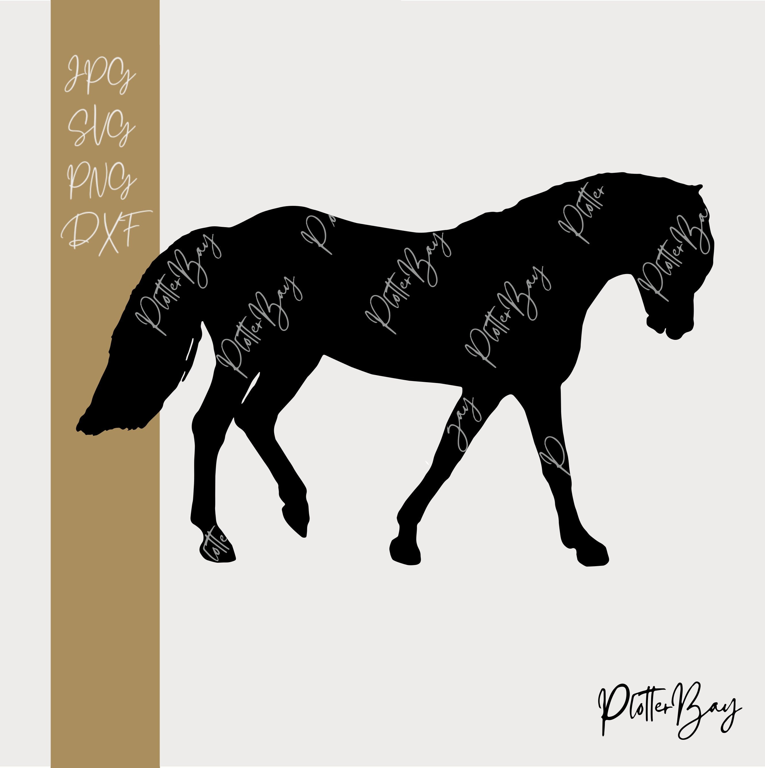 Haflinger SVG, Silhouette, Pferde SVG, Plotterdatei Pferd, Digitaler ...