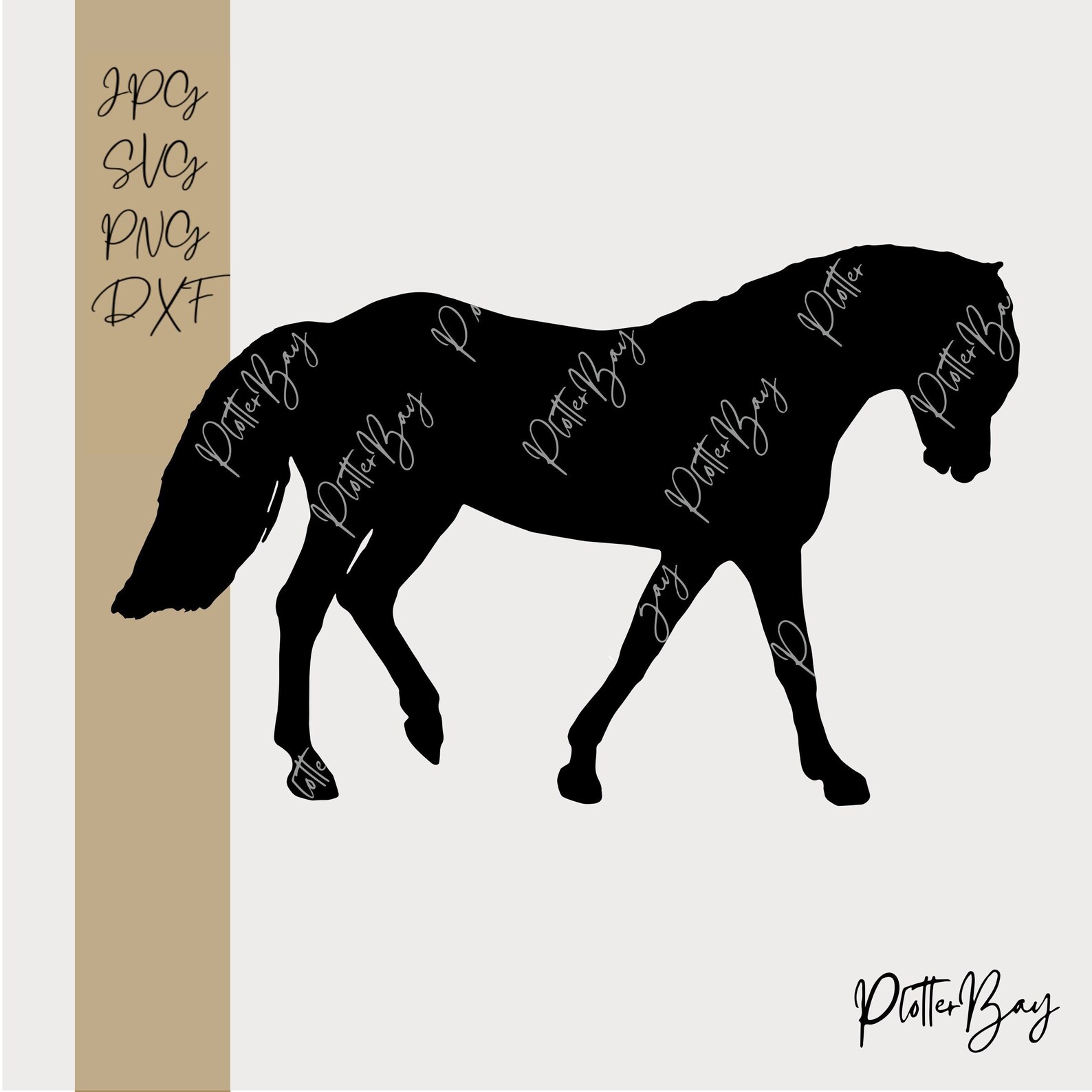 Haflinger SVG Silhouette Pferde SVG Plotterdatei Pferd - Etsy.de