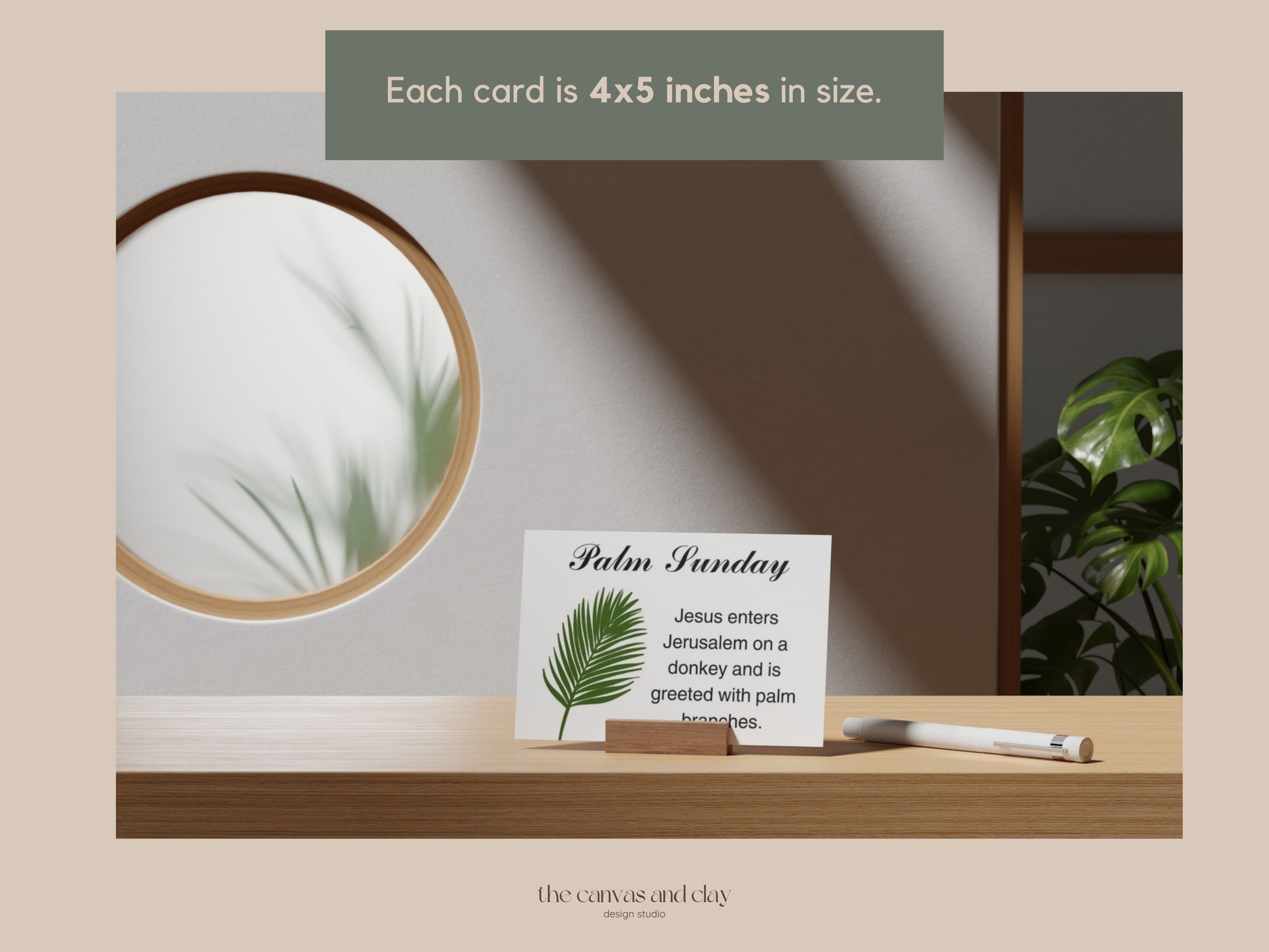 Bible Holy Week Study Cards, Holy Week Study Cards Printable, Easter ...