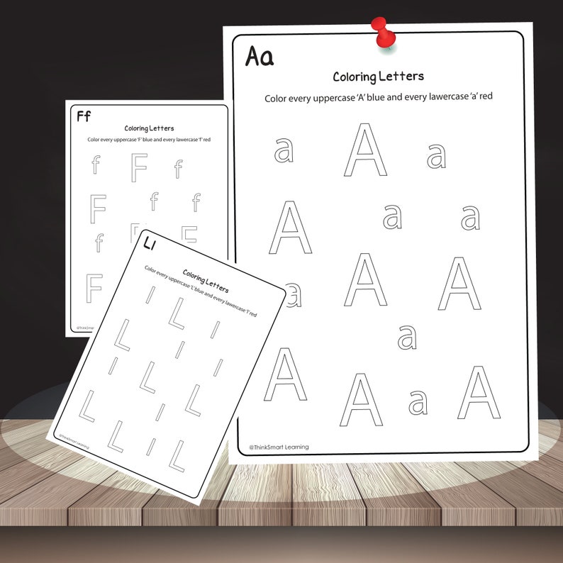 Letter of the Week Worksheets Printable, Alphabet Busy Book, Learning ...