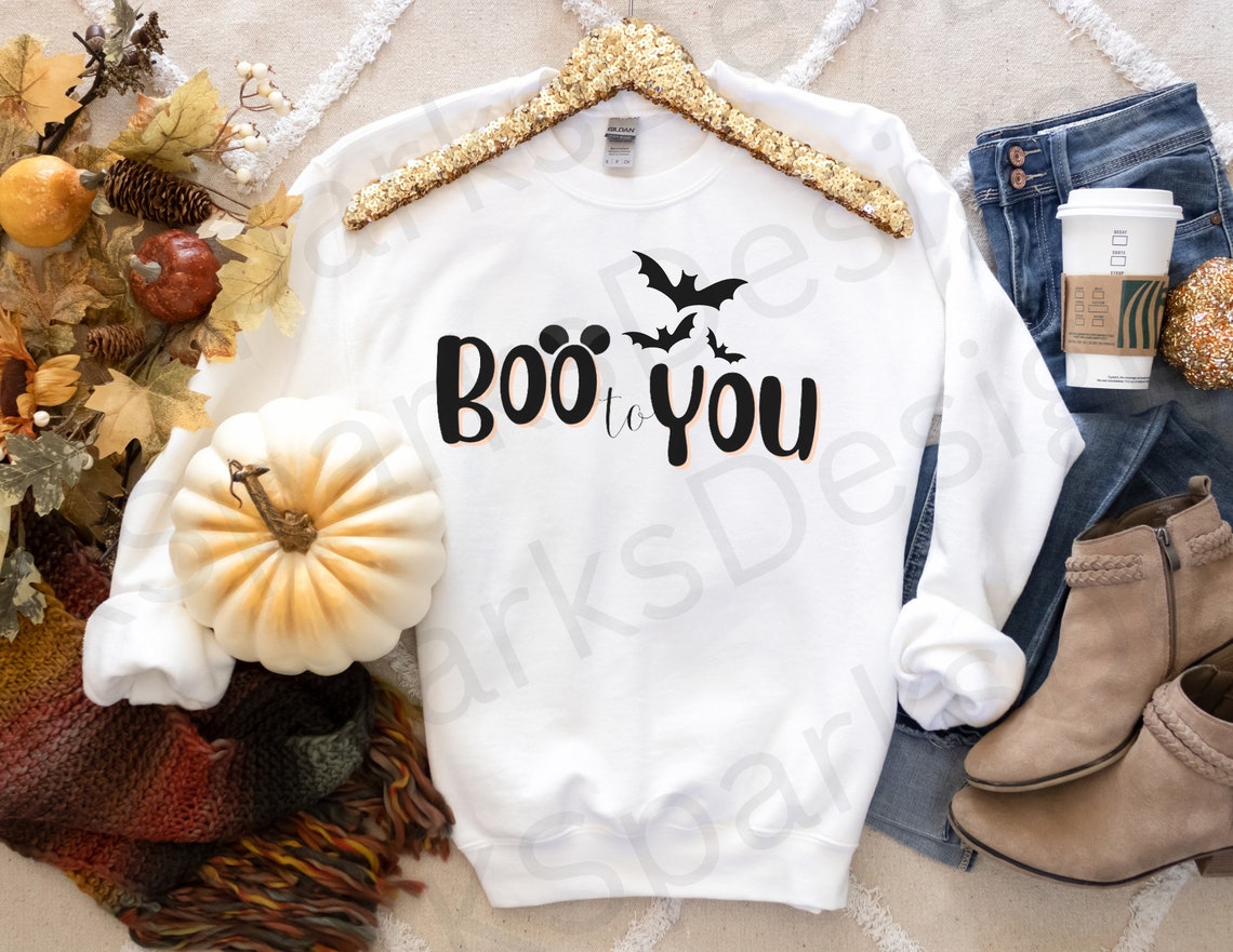 Boo to You SVG | Halloween | WDW | Theme Parks | Mickey Inspired | Fall ...