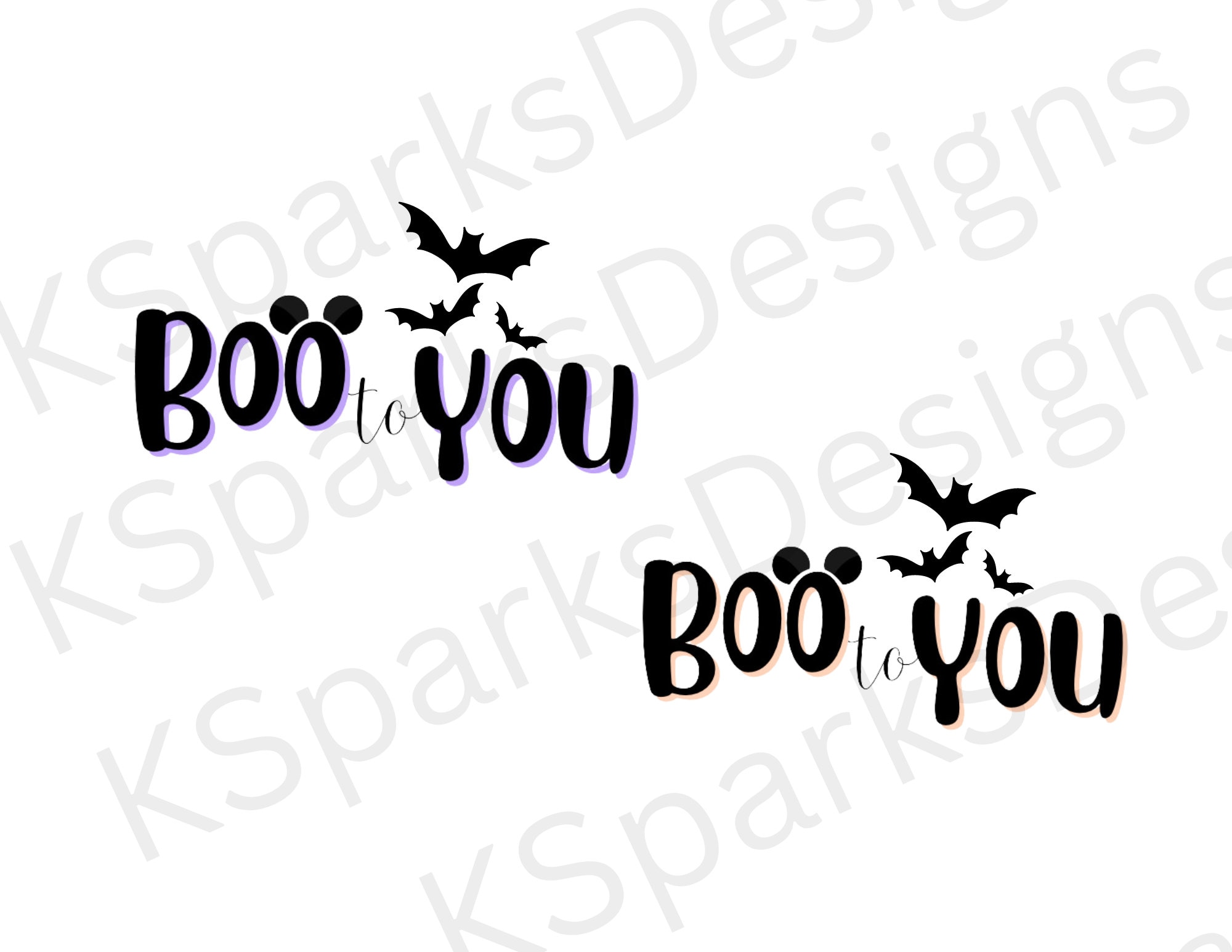 Boo to You SVG | Halloween | WDW | Theme Parks | Mickey Inspired | Fall ...