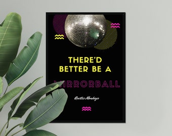 Arctic Monkeys Mirrorball - Etsy
