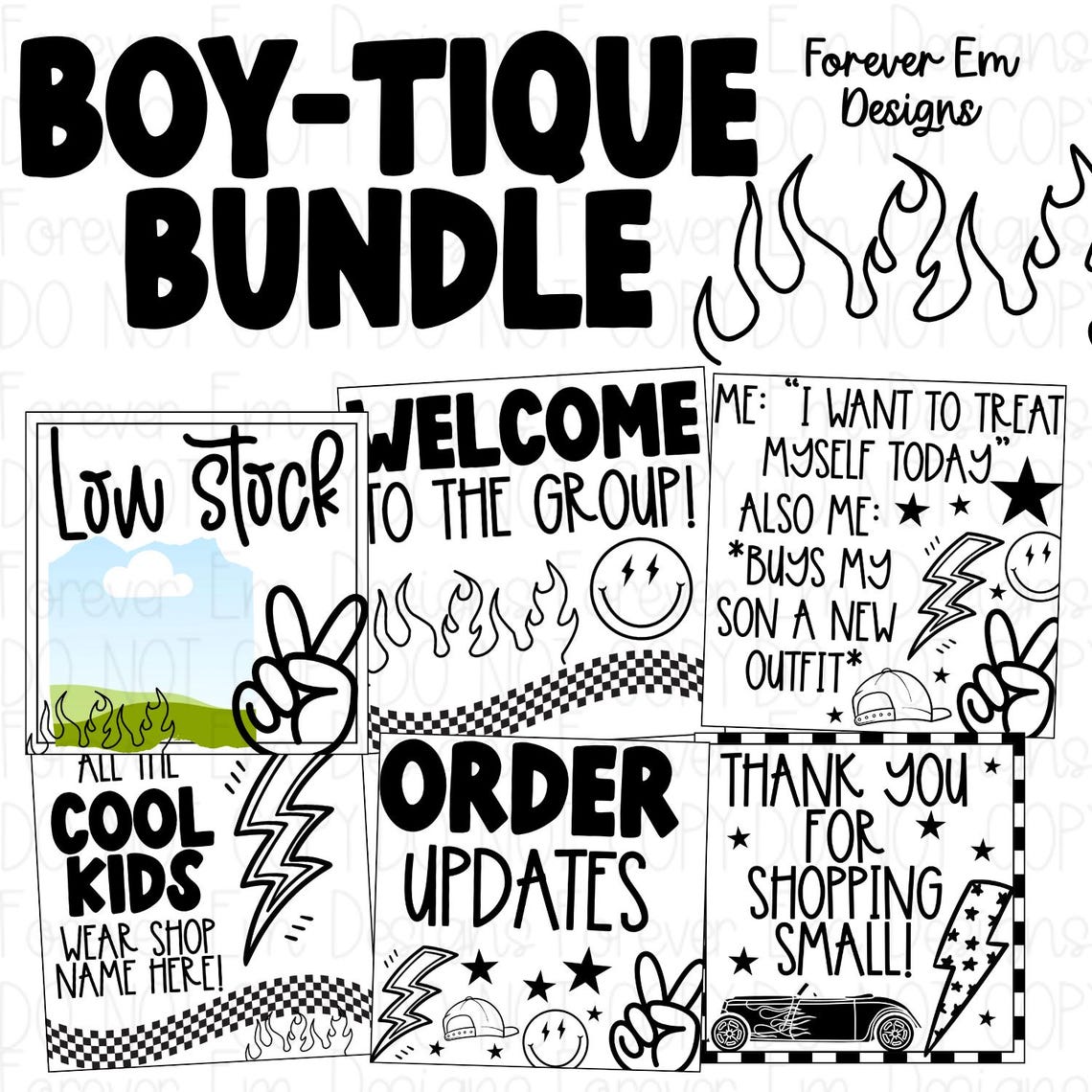 Boy-tique Social Media Engagement Bundle - Boy Boutique - Digital ...