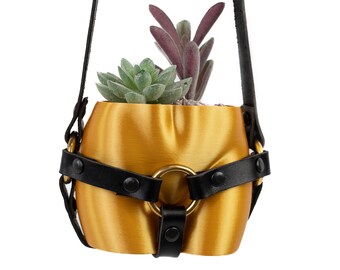 Booty Planter and Boob Hanging Planter With Harness - Etsy