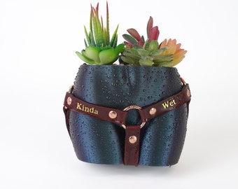 Booty Planter and Boob Hanging Planter With Harness - Etsy