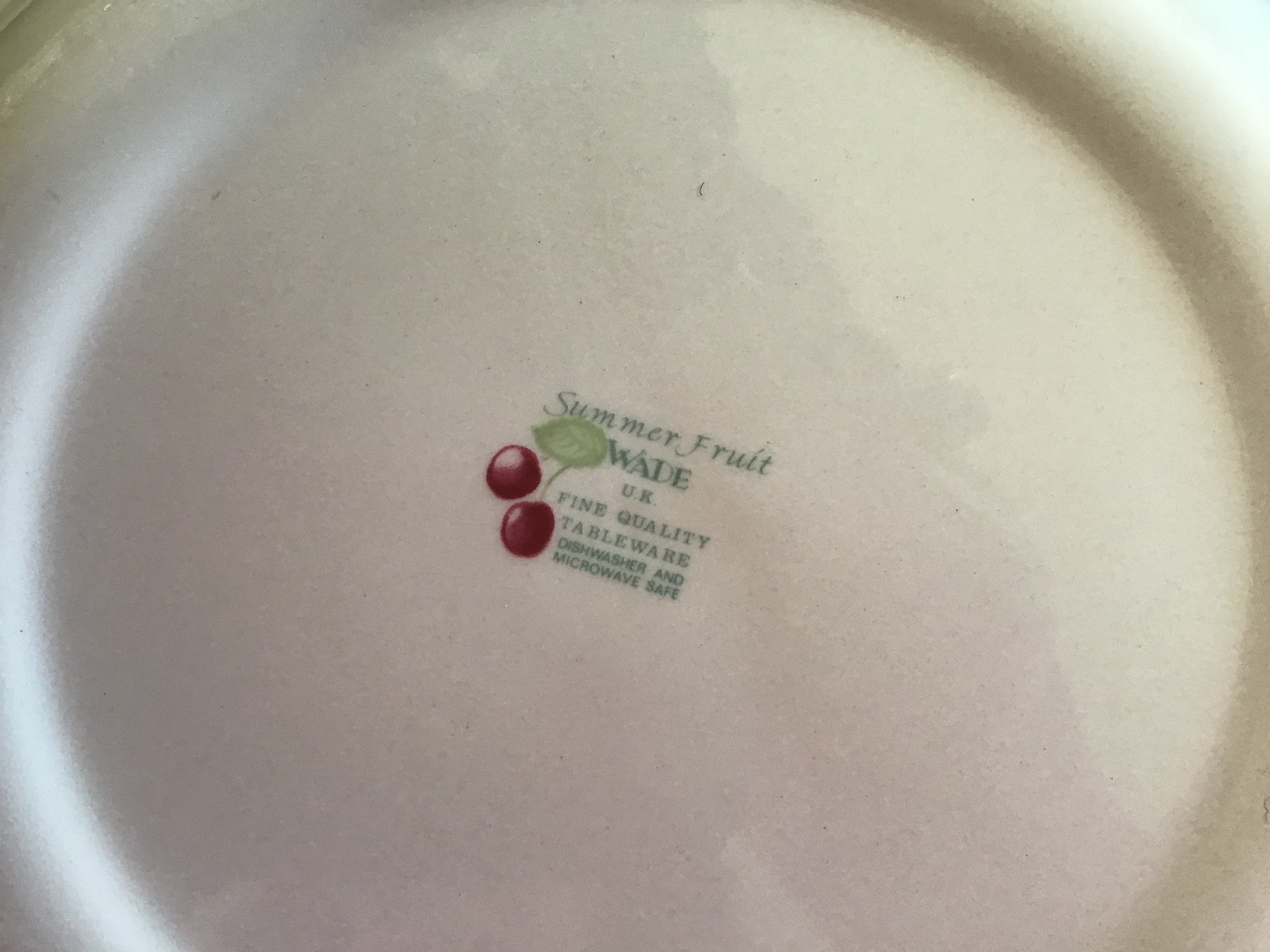 4 Wade England Summer Fruit Salad/dessert Plates - Etsy