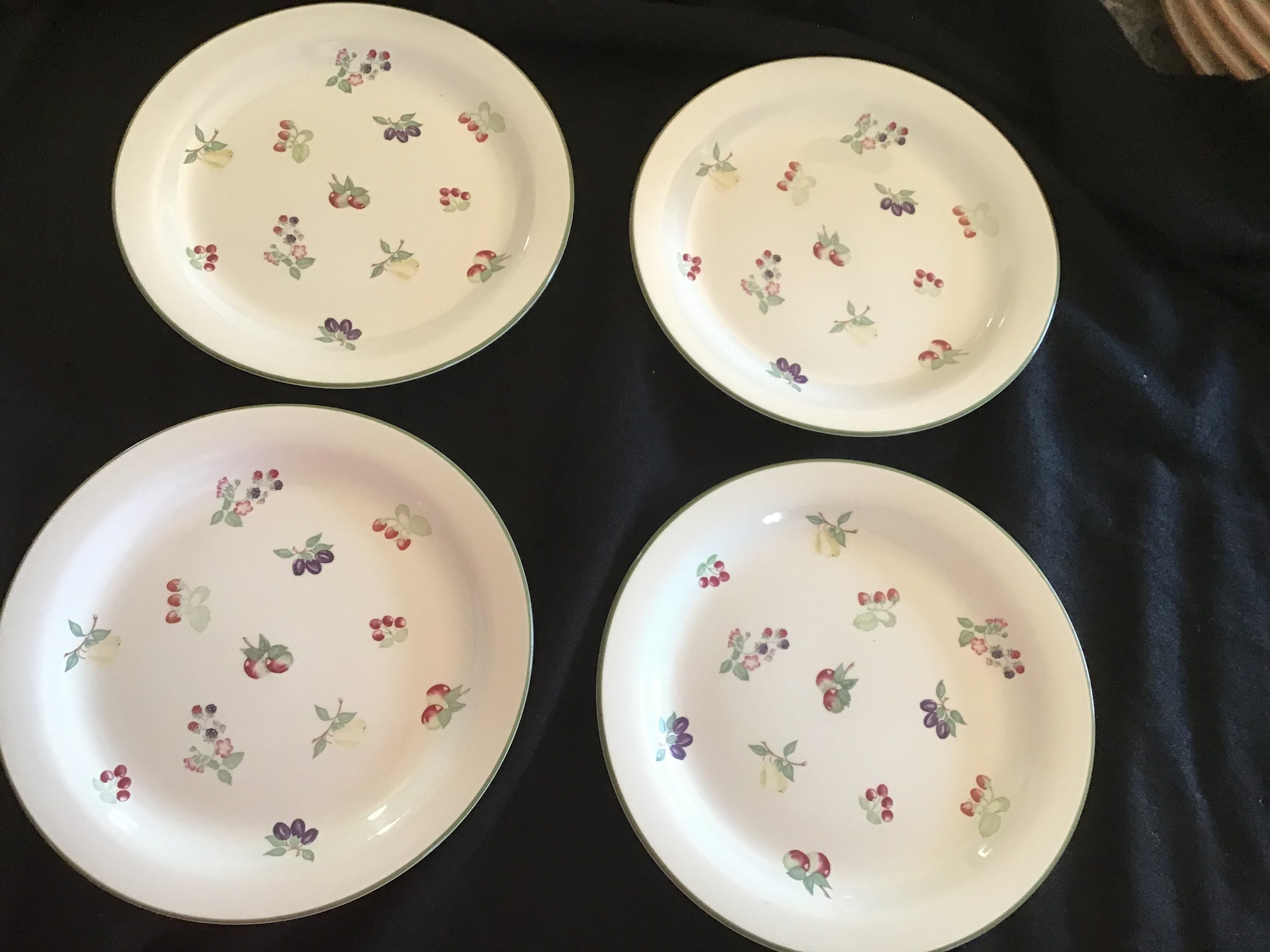 4 Wade England Summer Fruit Salad/dessert Plates - Etsy