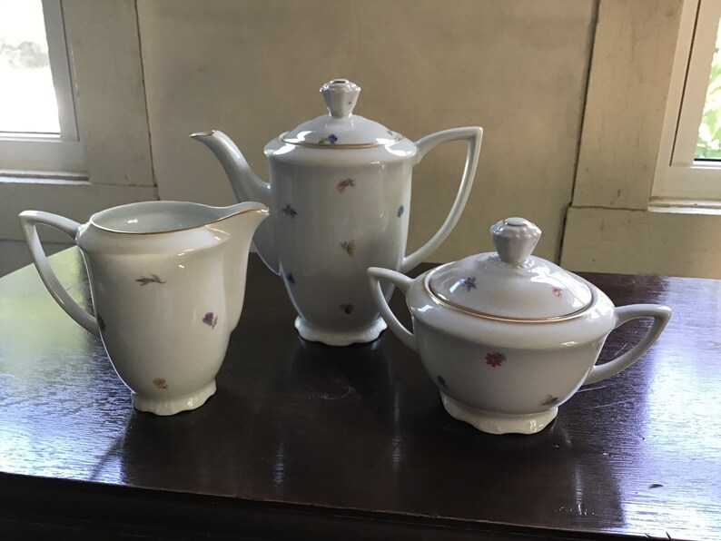 Vintage RGK Czechoslovakia Tea Set - Etsy
