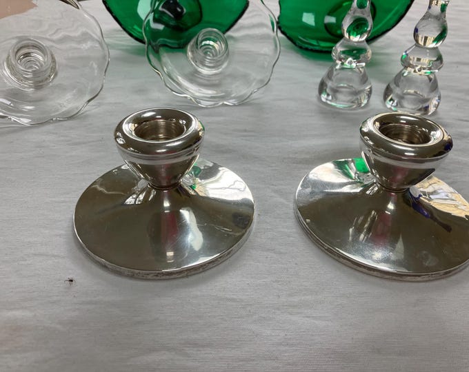 Garden Silversmiths Limited Sterling Silver Candle Sticks - Etsy