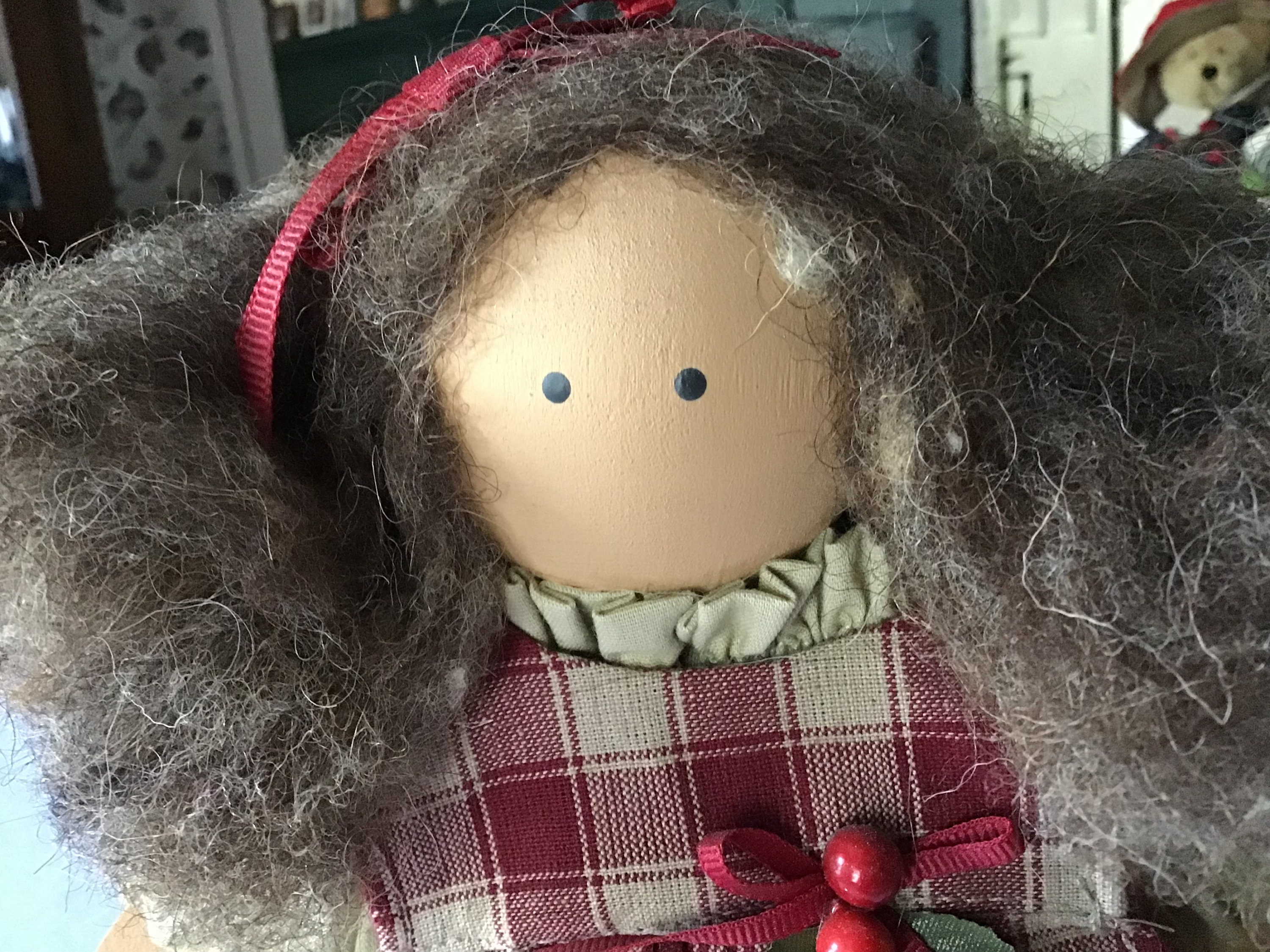 Molly Yokum Ladie and Friends Christmas Folk Art Doll - Etsy